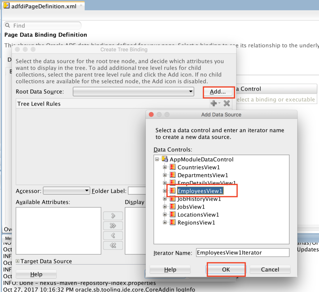 How to prepare ADF Desktop Integration (ADFDI) bindings to be utilised ...