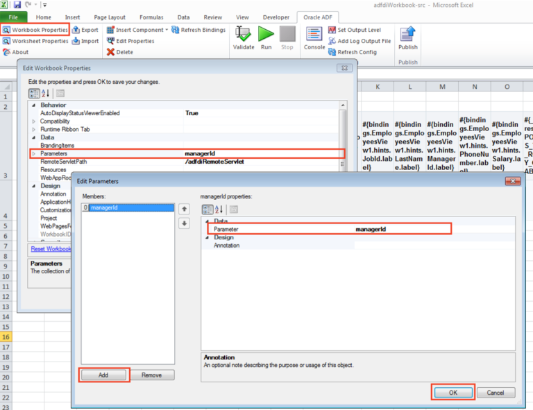 How to pass a parameter to ADF Desktop Integration (ADFDI) excel ...