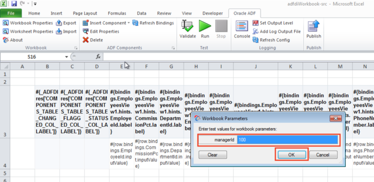 How to pass a parameter to ADF Desktop Integration (ADFDI) excel ...