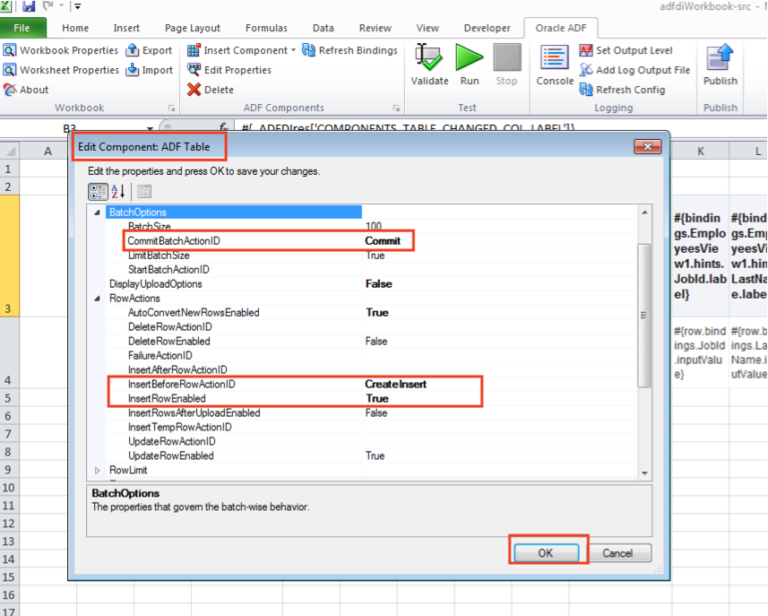 How to insert new record in table component of ADF Desktop integration ...