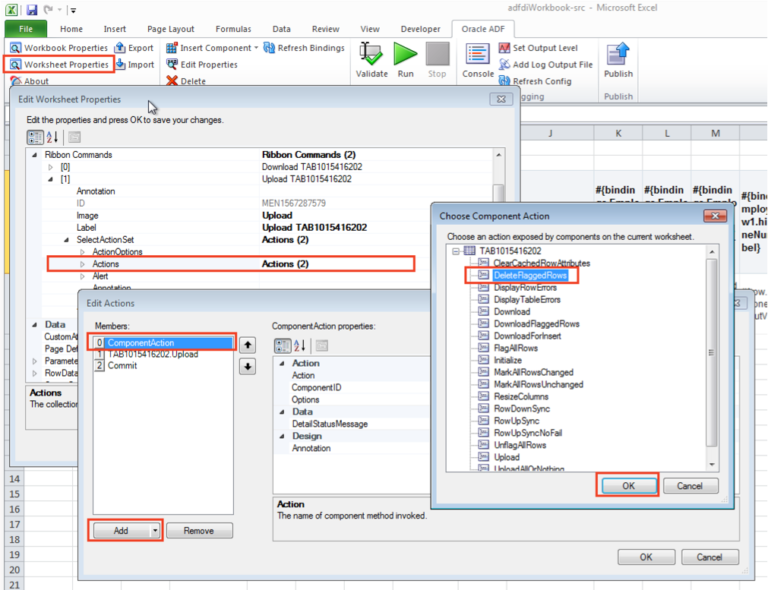 How to delete a record in table component of ADF Desktop integration ...