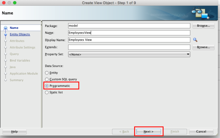 How to populate View Object rows programmatically, without SQL ... How to populate View Object rows programmatically, without SQL ...